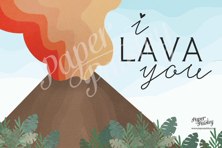 I Lava You Care Package Sticker Kit – PaperPaisley