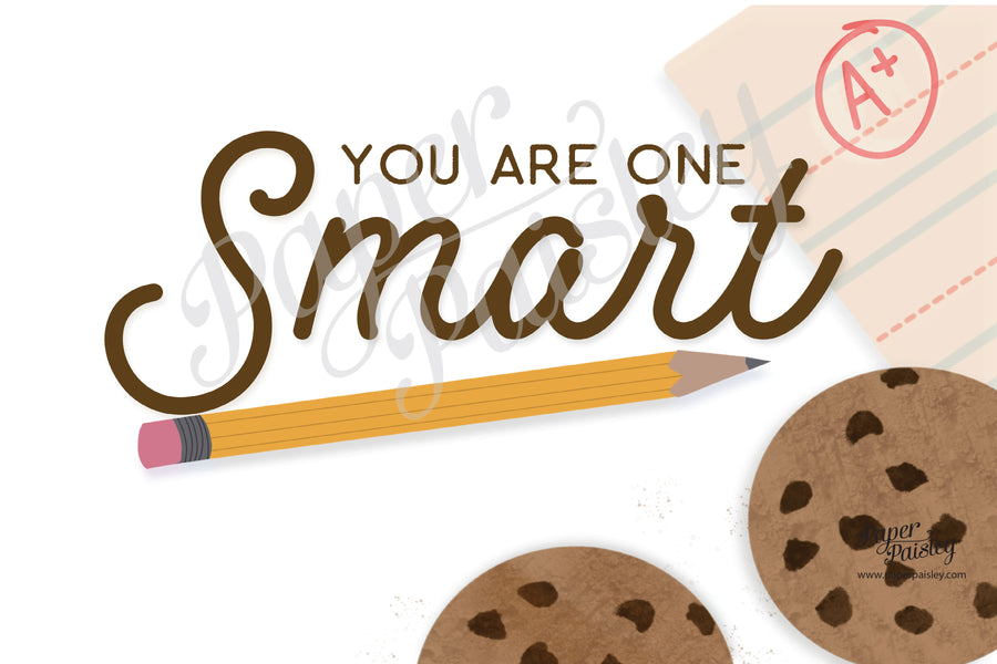 You're One Smart Cookie Care Package Sticker Kit – PaperPaisley