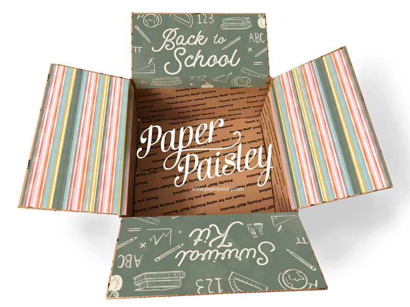 Back to School Care Package Sticker Kit – PaperPaisley