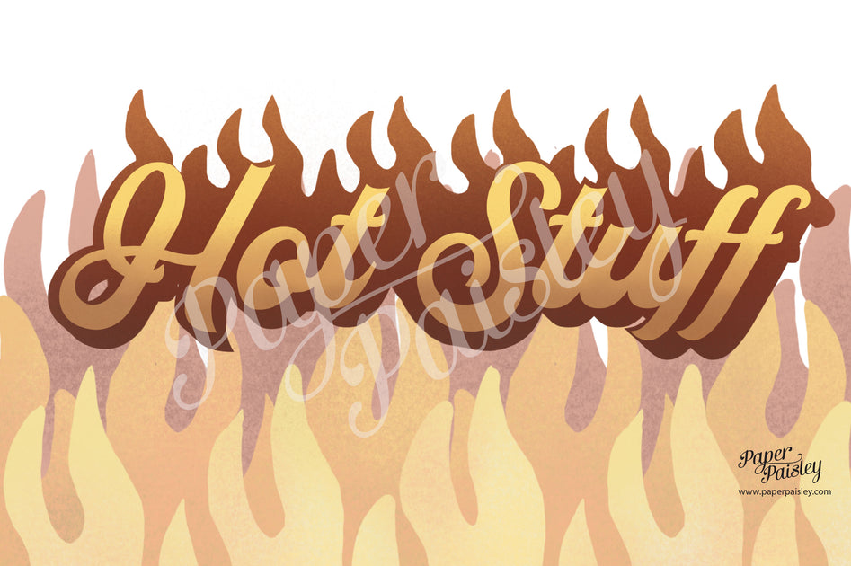 Hot Stuff Care Package Sticker Kit – PaperPaisley